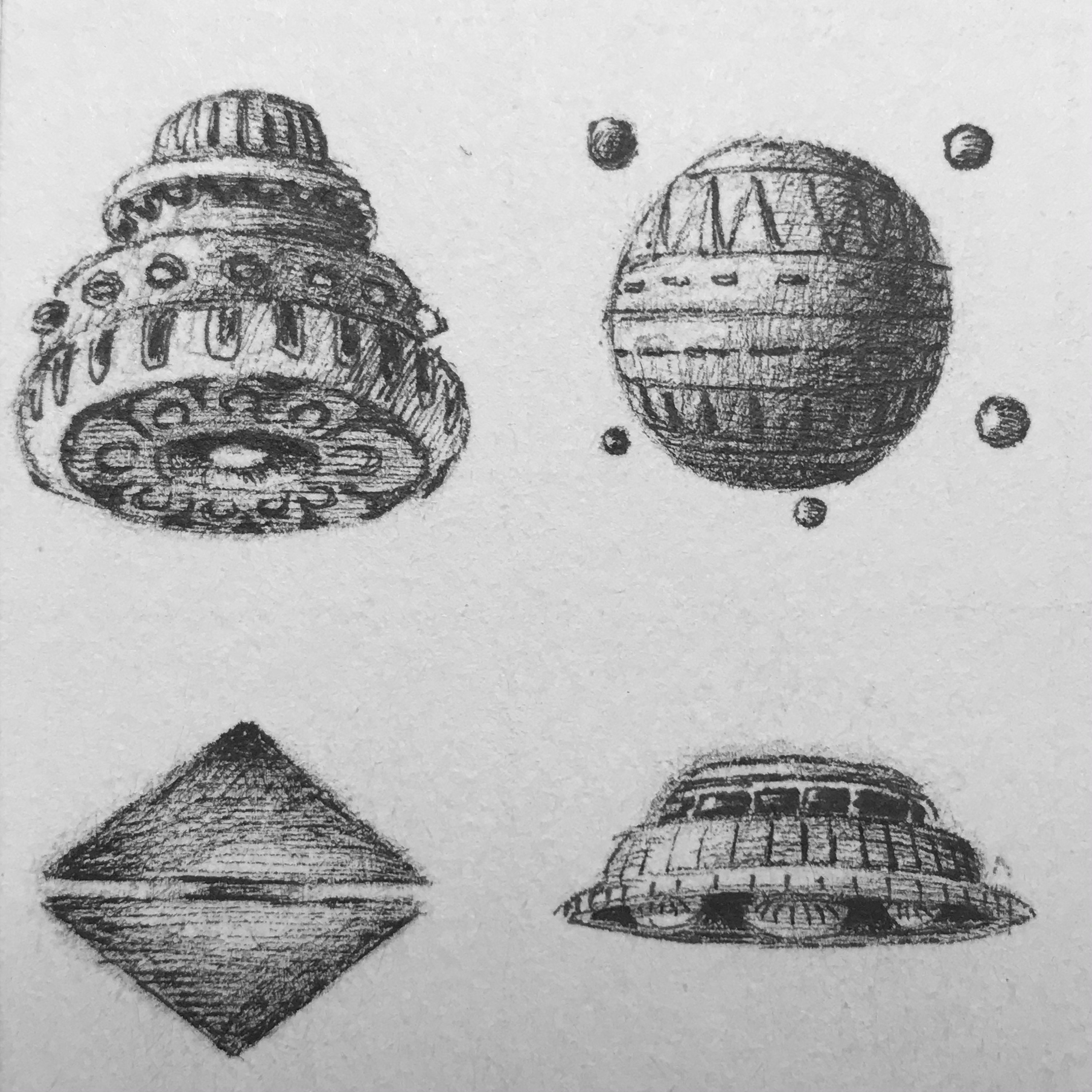 Ufo Lineup UFO Art Print UFO Print Nerdy Art Print Alien - Etsy