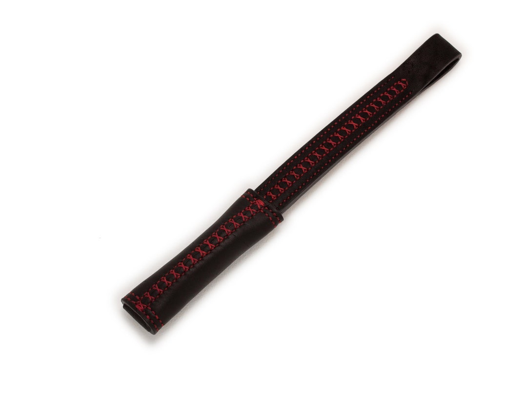 BDSM Gear for Woman Genuine Leather Paddle Kink Toys Black Red Spanking ...