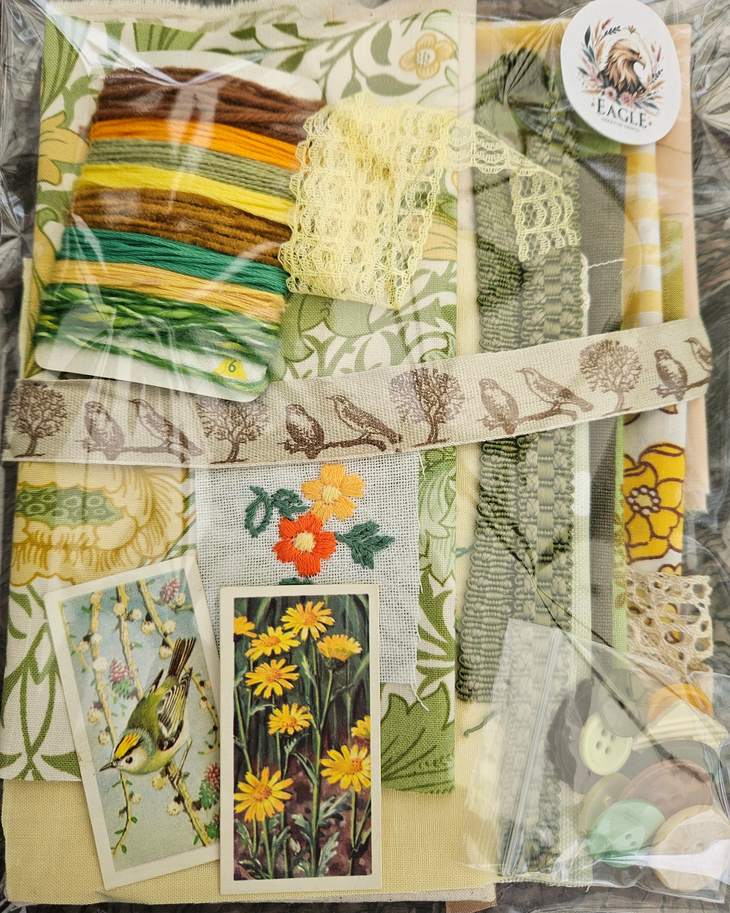 William Morris Stitch Kit | Textile Crafts | Eco-friendly Sewing | Slow ...