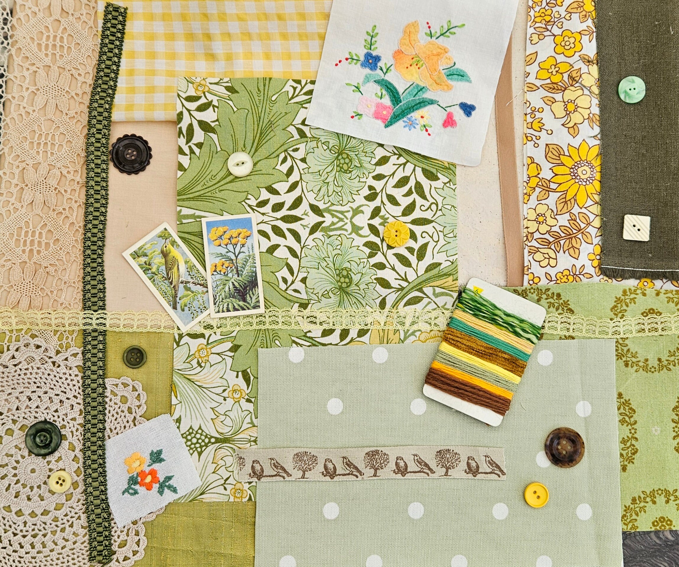 William Morris Stitch Kit | Textile Crafts | Eco-friendly Sewing | Slow ...