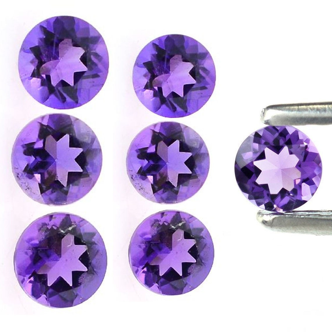 Loose Amethyst Round Natural Amethyst Round 4.00-12.00mm Amethyst Round ...