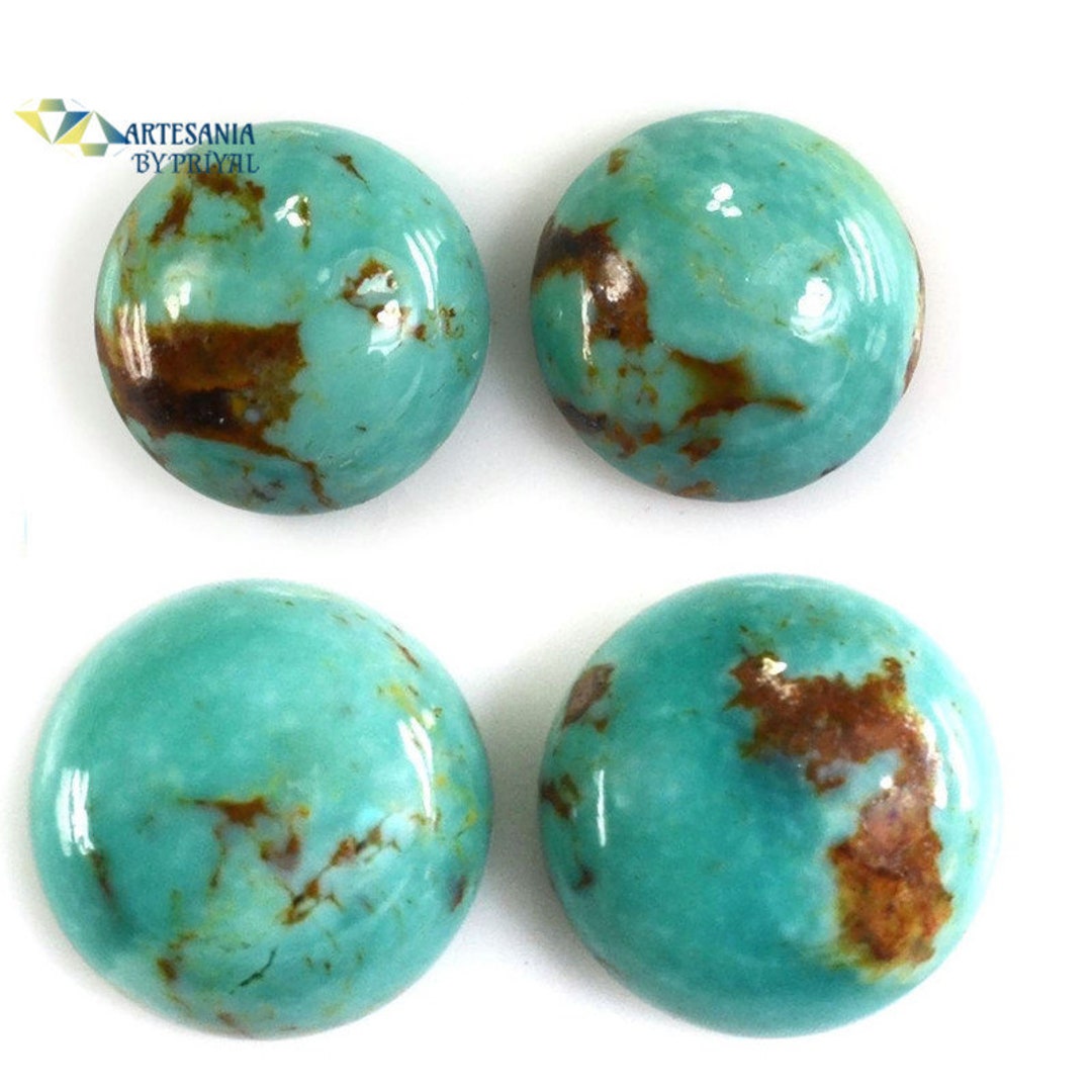 Turquoise Round 5.00-15.00mm Natural Turquoise Round Cabochon Loose ...