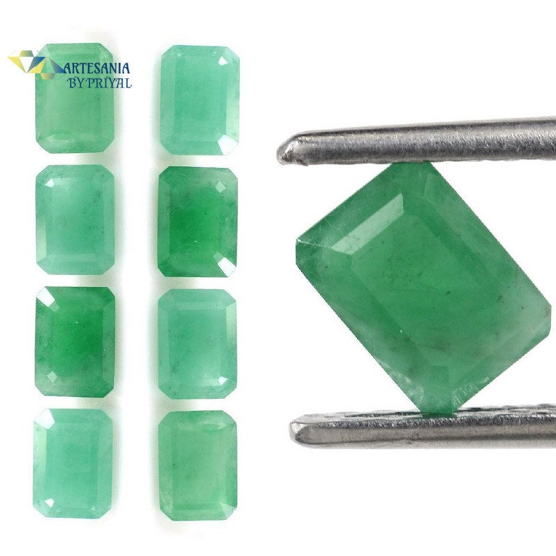 Loose Emerald Octagon 64mm Natural Emerald Octagon Genuine Emerald ...