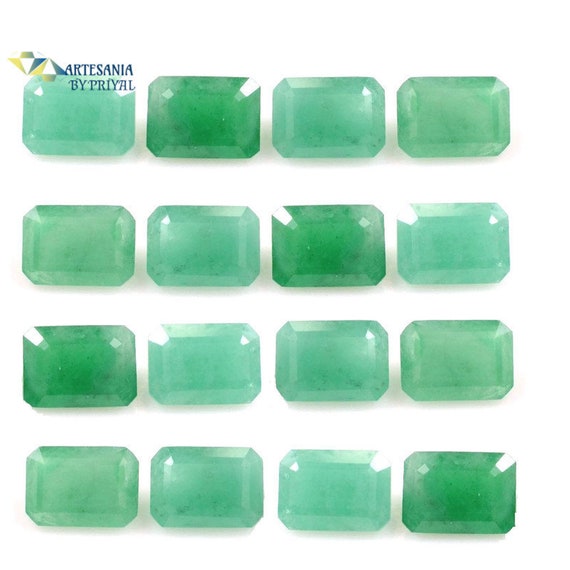 Natural Emerald Octagon 53-79mm Emerald 64mm Emerald 75mm | Etsy