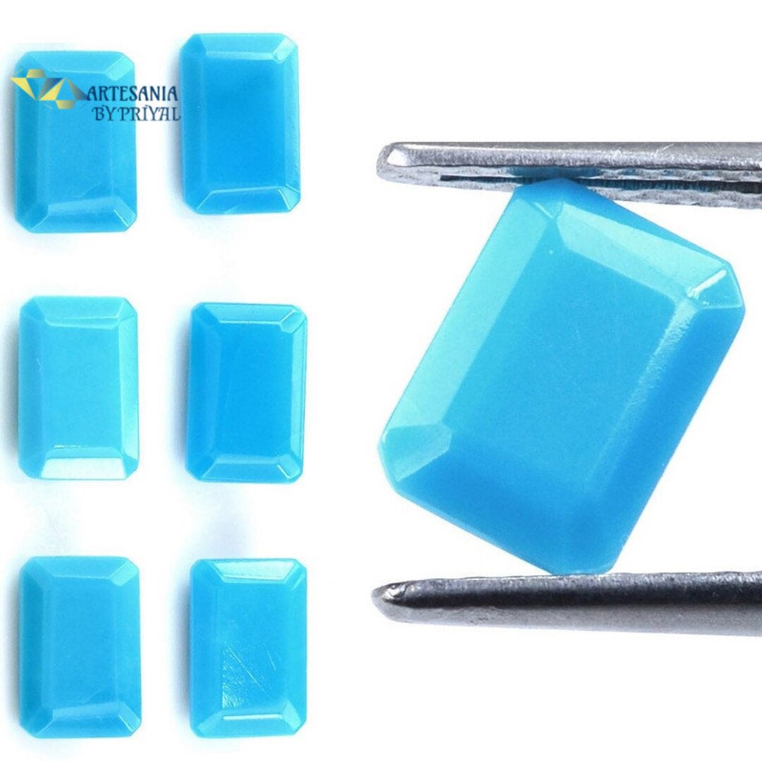Loose Sleeping Beauty Turquoise Octagon Natural Turquoise Octagon 64 ...