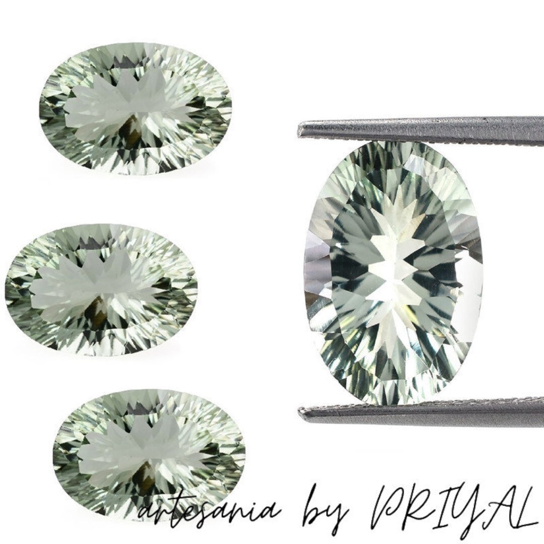 Green Amethyst Concave Cut 6*8-10*14mm 7*9mm Prasiolite 8*10 Prasiolite ...