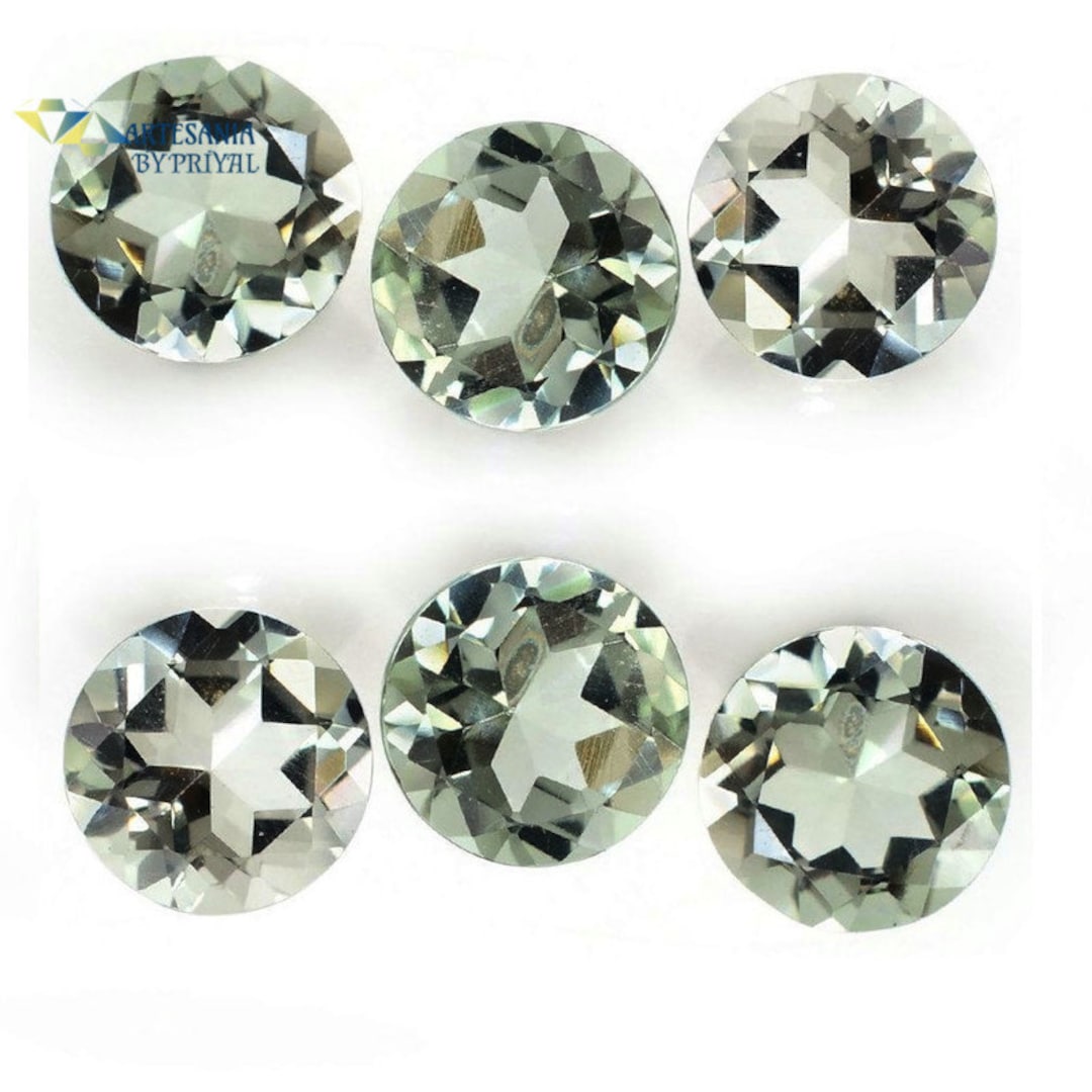 Loose Prasiolite Round Natural Prasiolite Round 4.00-12.00mm Prasiolite ...