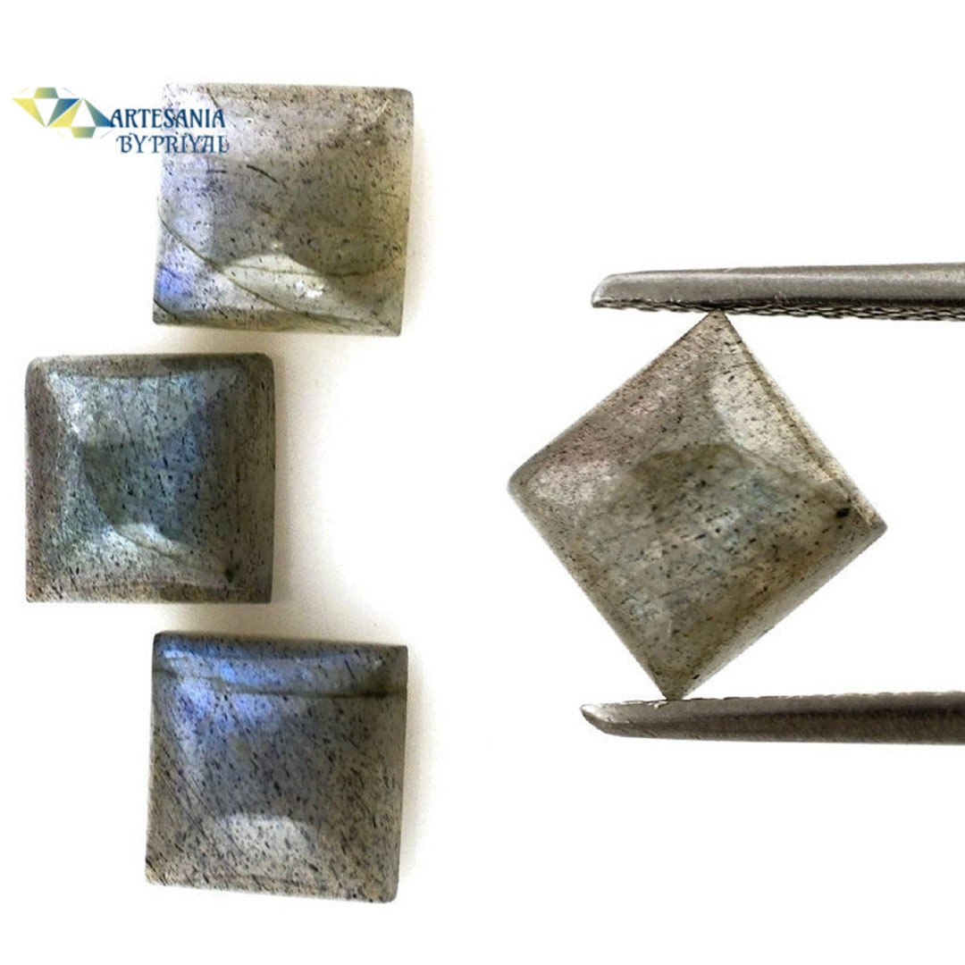 Loose Labradorite Square Natural Labradorite Square Cabochon - Etsy
