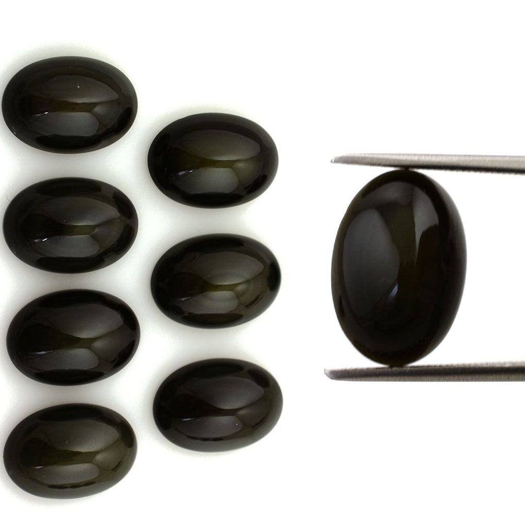 Loose Rainbow Obsidian Oval Natural Rainbow Obsidian Oval 6*4-10*12mm ...