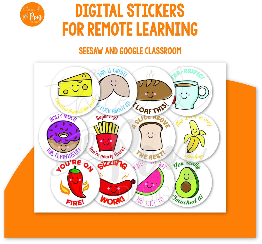 Cute Digital Stickers | Merit | Student | School | Teacher | Reward ...