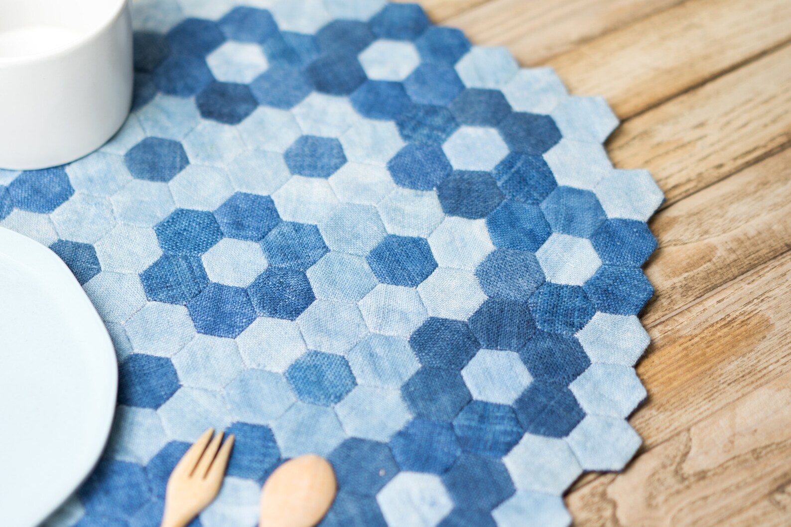 Unique Hemp Placemats Vintage Flower-shape Place-mat | Etsy