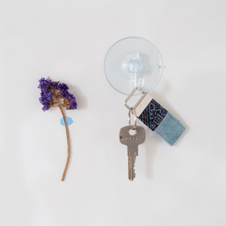 Small Keychain Short Handmade Key Chain Mini Key Fob - Etsy
