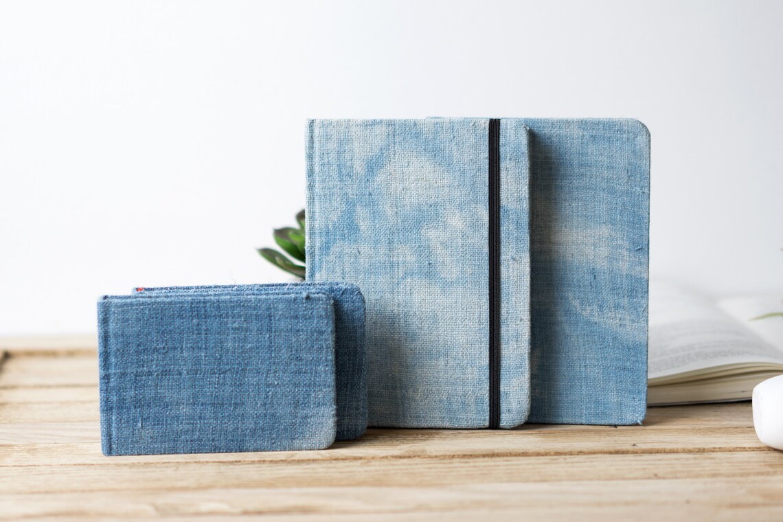 Hemp Notebook Hard Cover Journal Unique Notebooks Blank - Etsy Israel