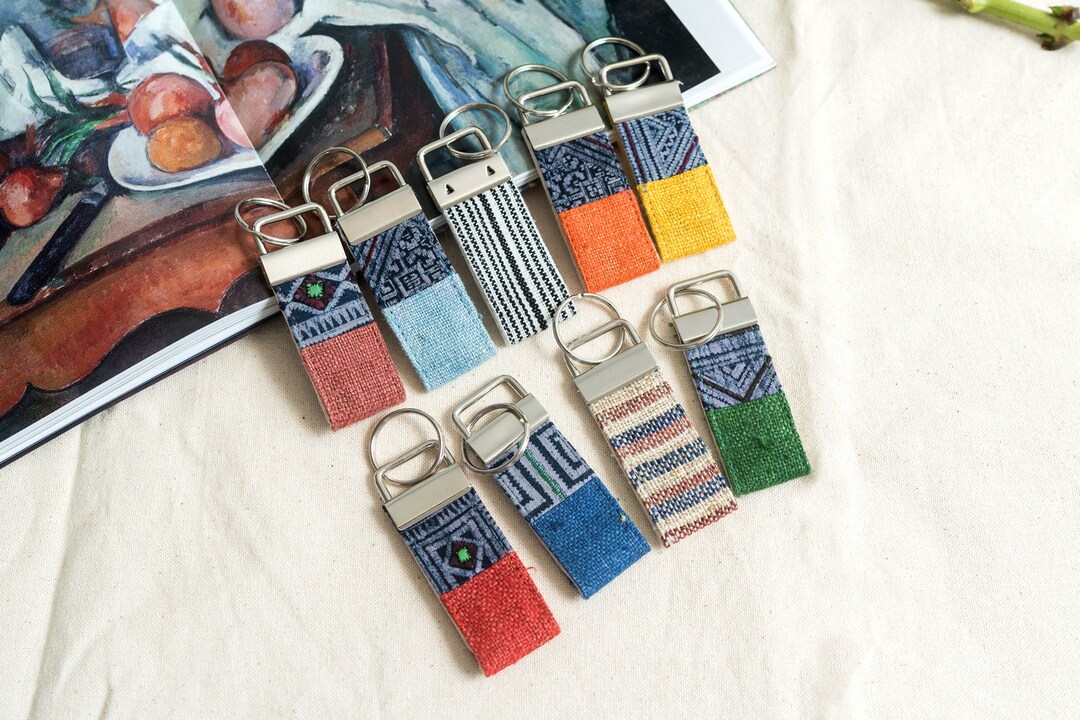 Small Keychain, Short Handmade Key Chain, Mini Key Fob Keychains ...