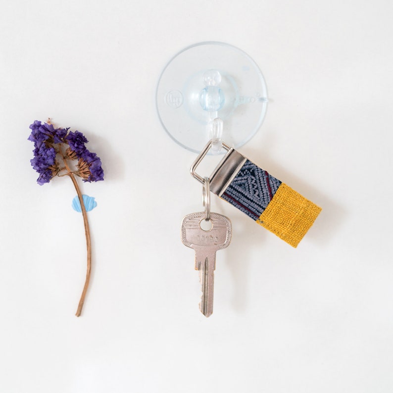Small Keychain Short Handmade Key Chain Mini Key Fob - Etsy