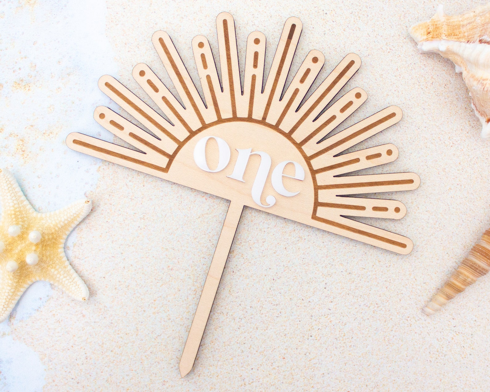 One Cake Topper Sun First Birthday Cake Topper Sun Themed - Etsy