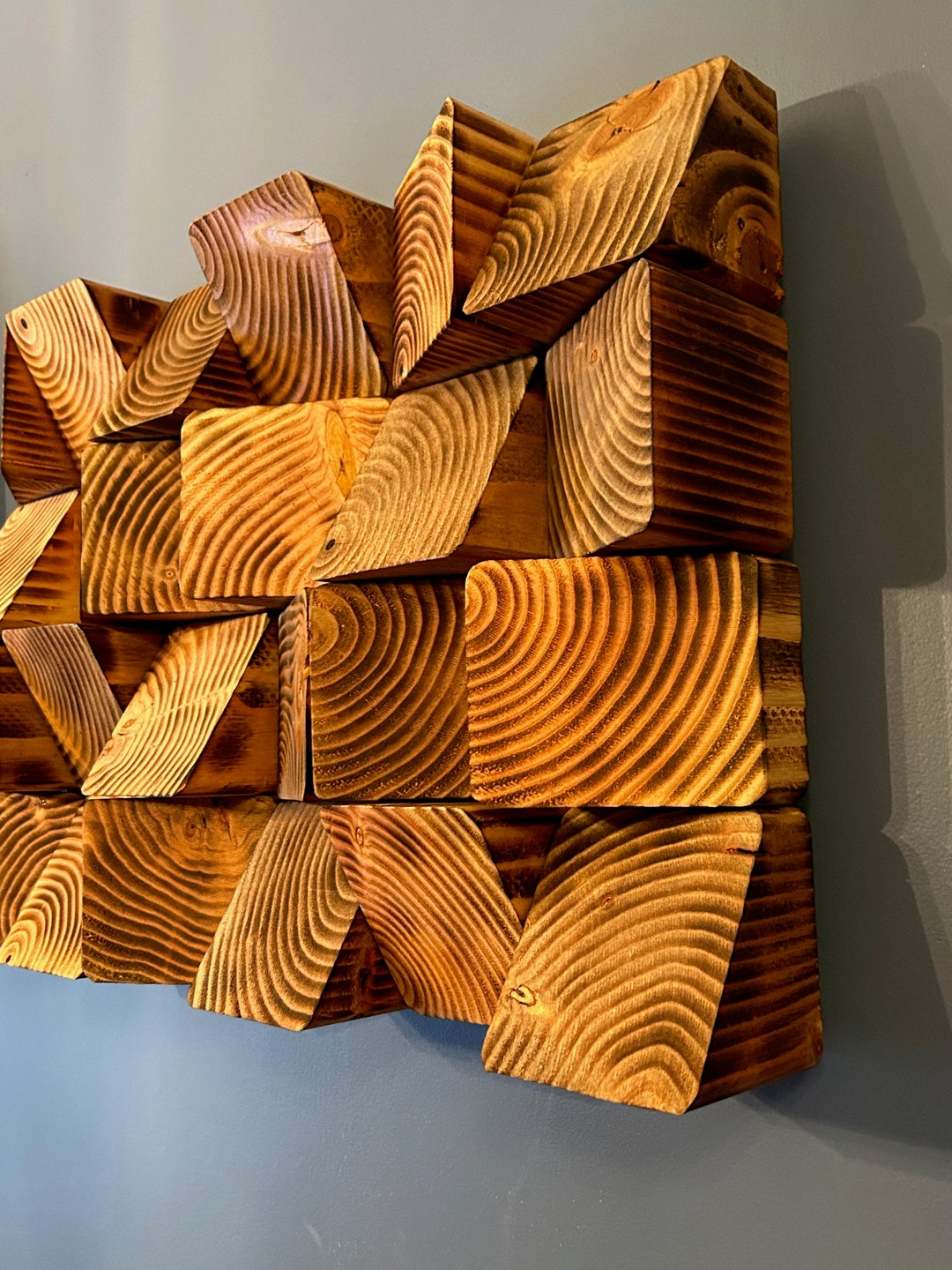 Wood Wall Art - Wood Sound Diffuser - Etsy