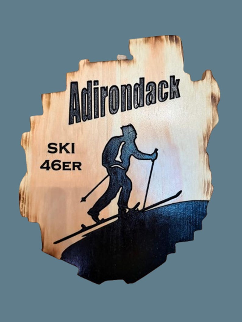 Adirondack ADK 46er Park Wall Decor - Customized Personalized - Etsy