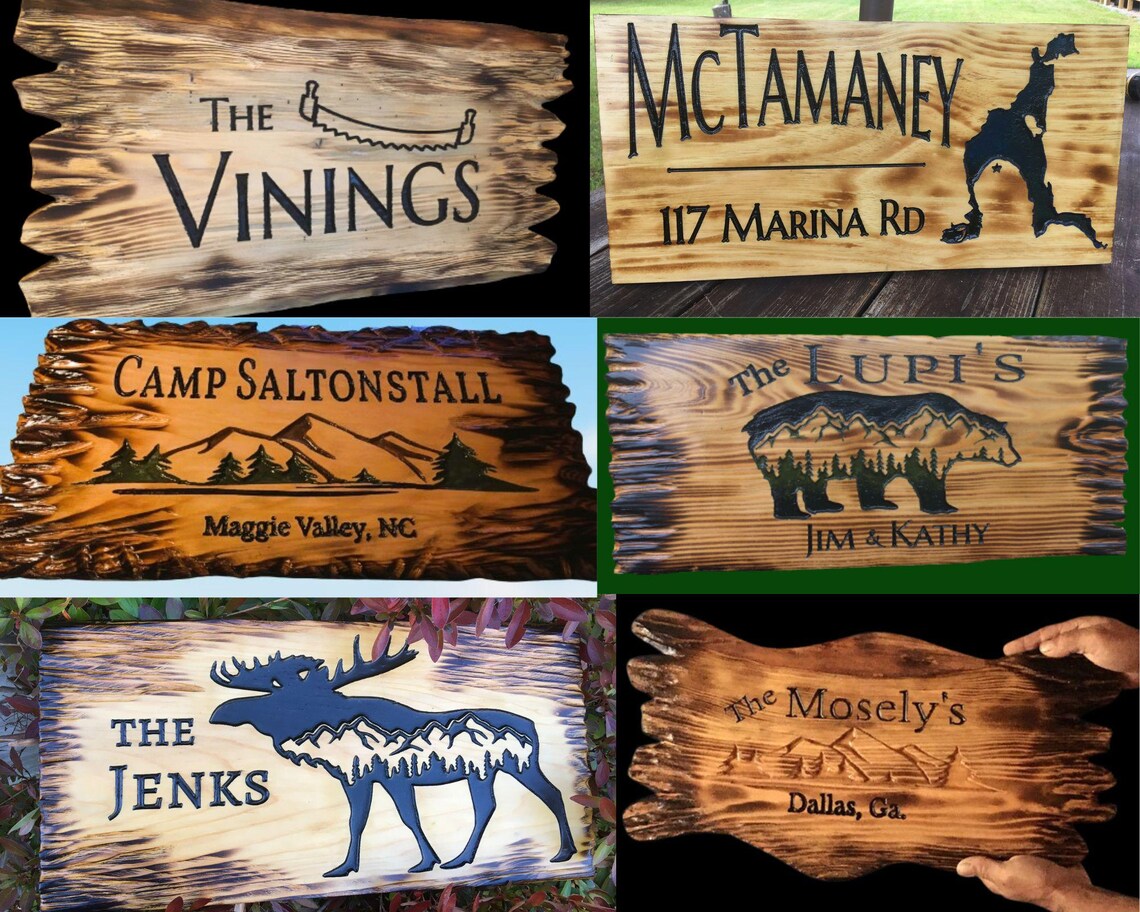 Personalized Wood Signs Rustic and Made to Order - Etsy