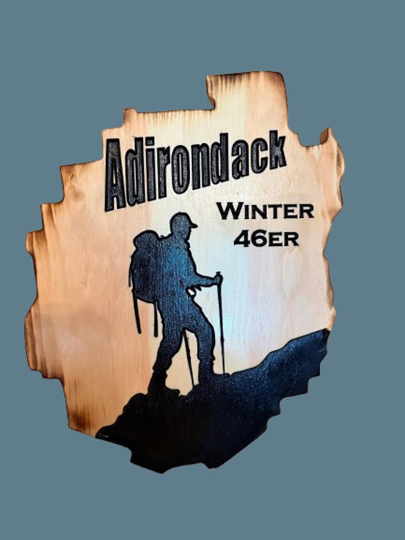 Adirondack ADK 46er Park Wall Decor - Customized Personalized - Etsy
