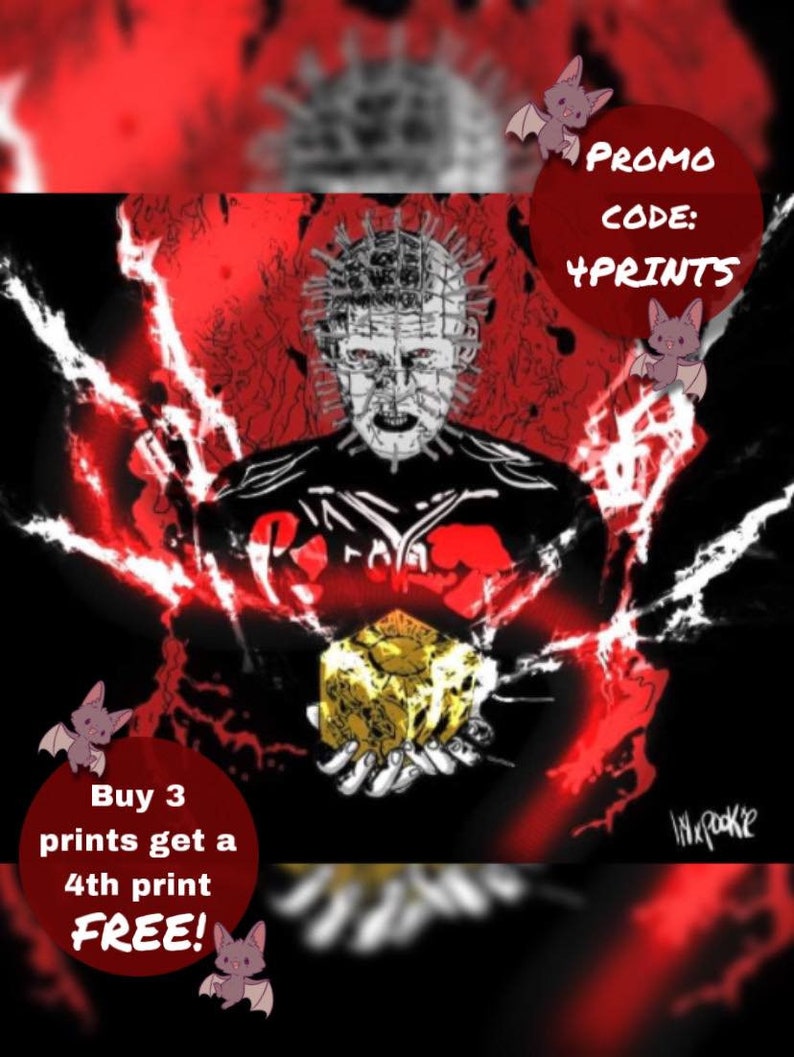 Hellraiser Lightning Unframed Poster Wall Decor - Etsy