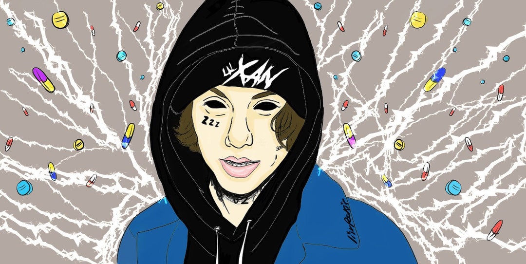 Lil Zan Pills and Lightning Wall Art Wall Decor Unframed Poster - Etsy