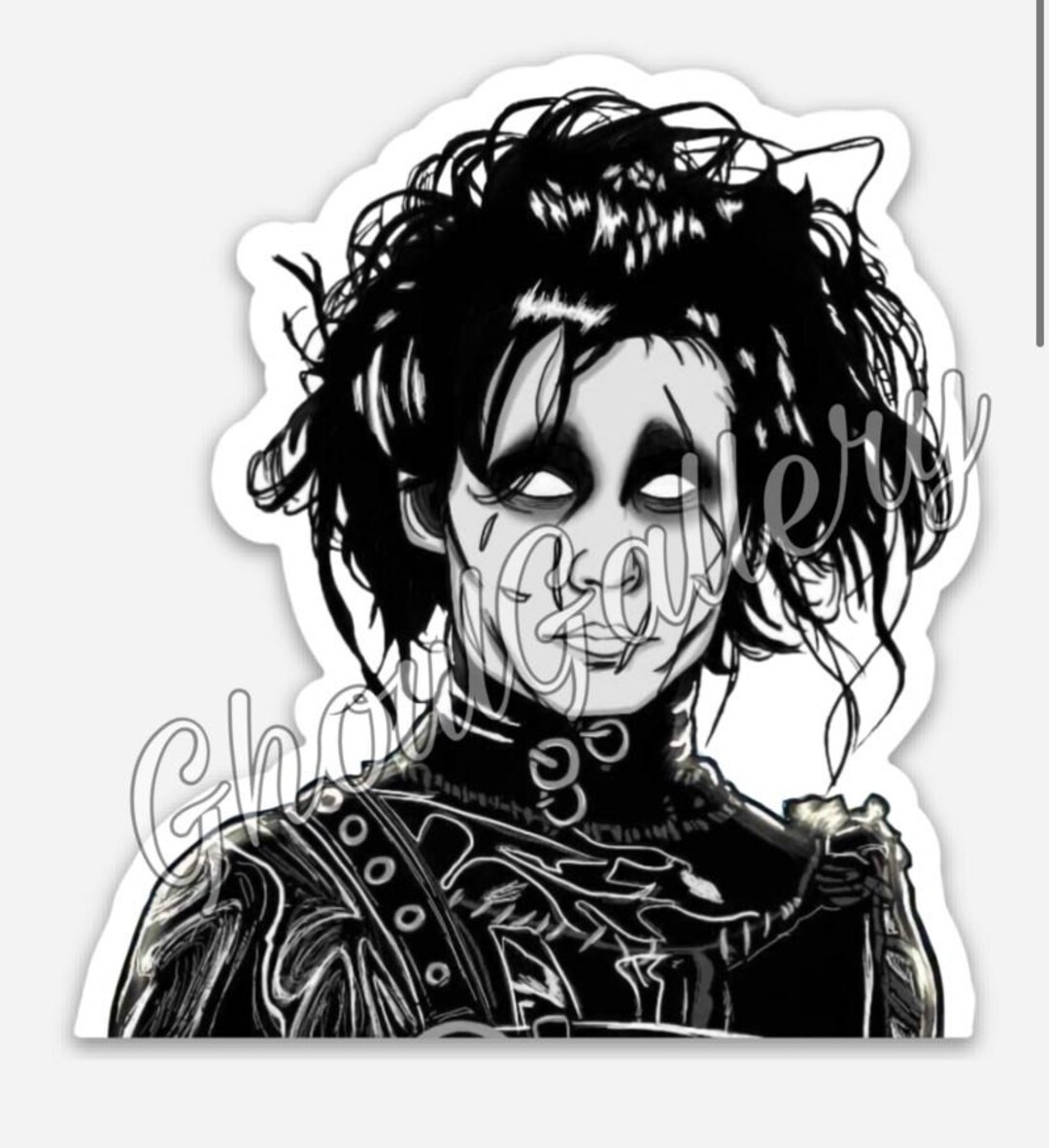 Edward Scissorhands Vine Garden Sticker - Etsy