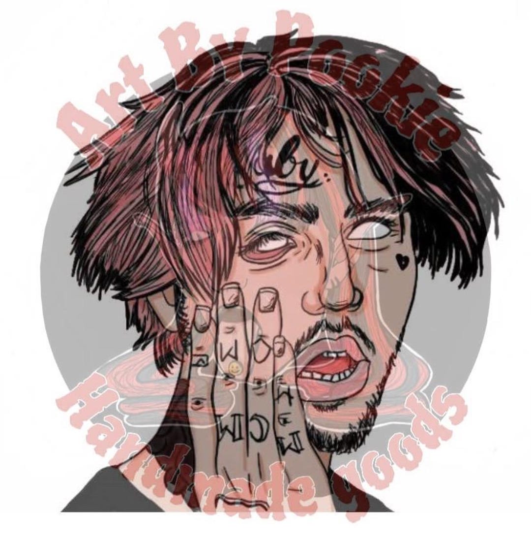 Lil Peep Horror Sticker - Etsy