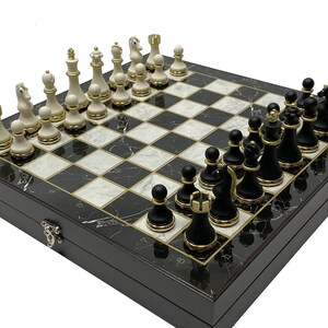 Wood Chess Set - Customize Chess Board With Storage - Personalized ...