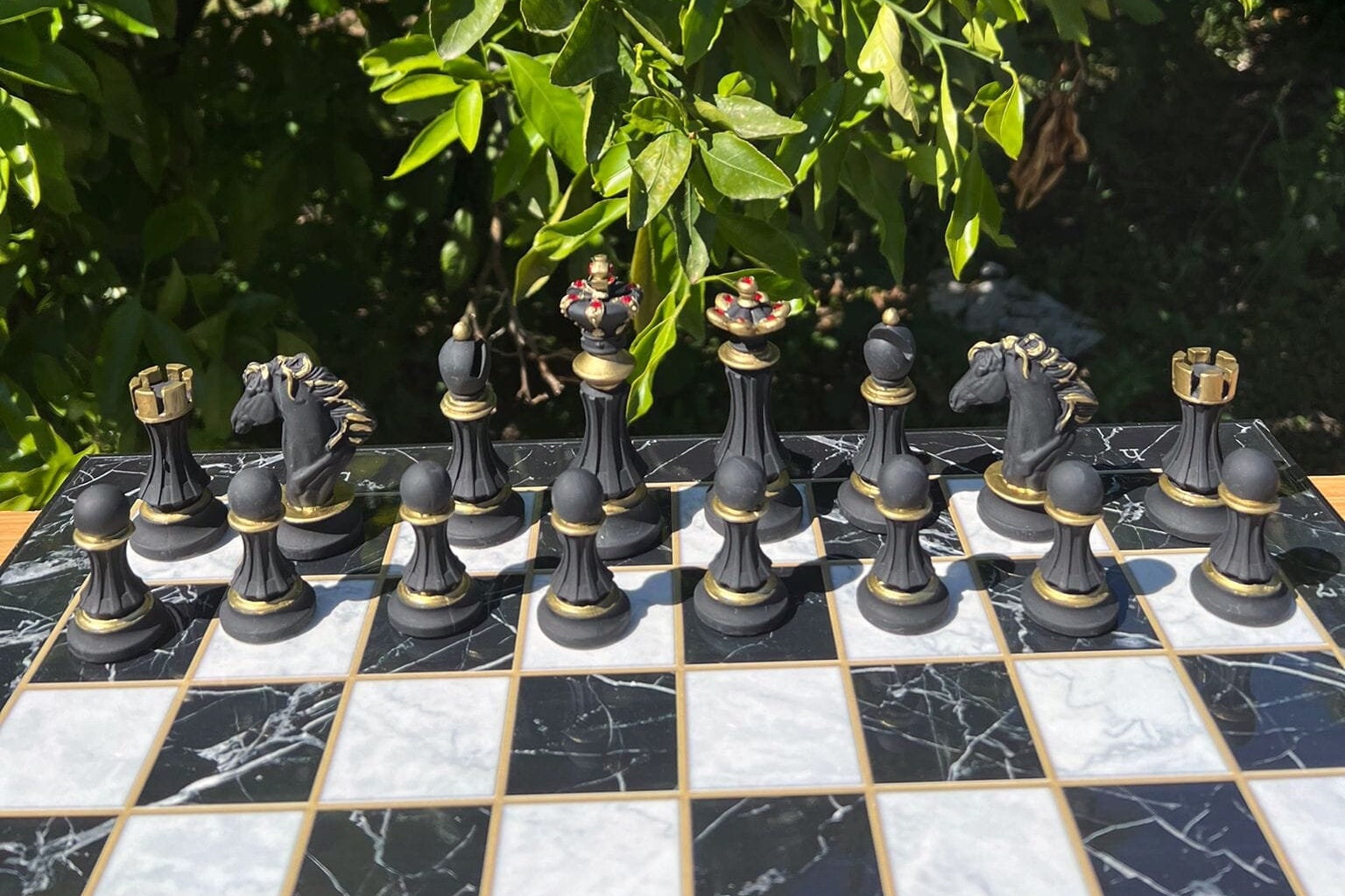 Personalized Chess Set With Storage - Engraved Chess Set - Custom Chess ...