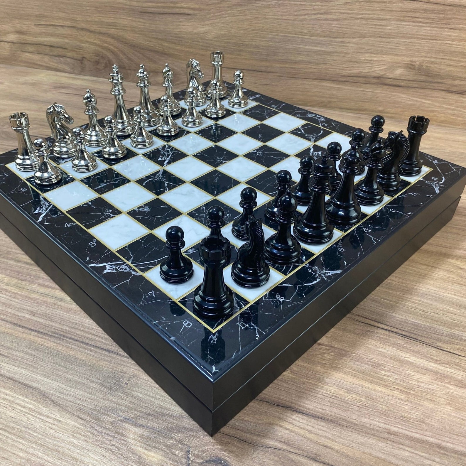 Personalized Chess Set - Custom Gift for Anniversary - Custom Birthday ...