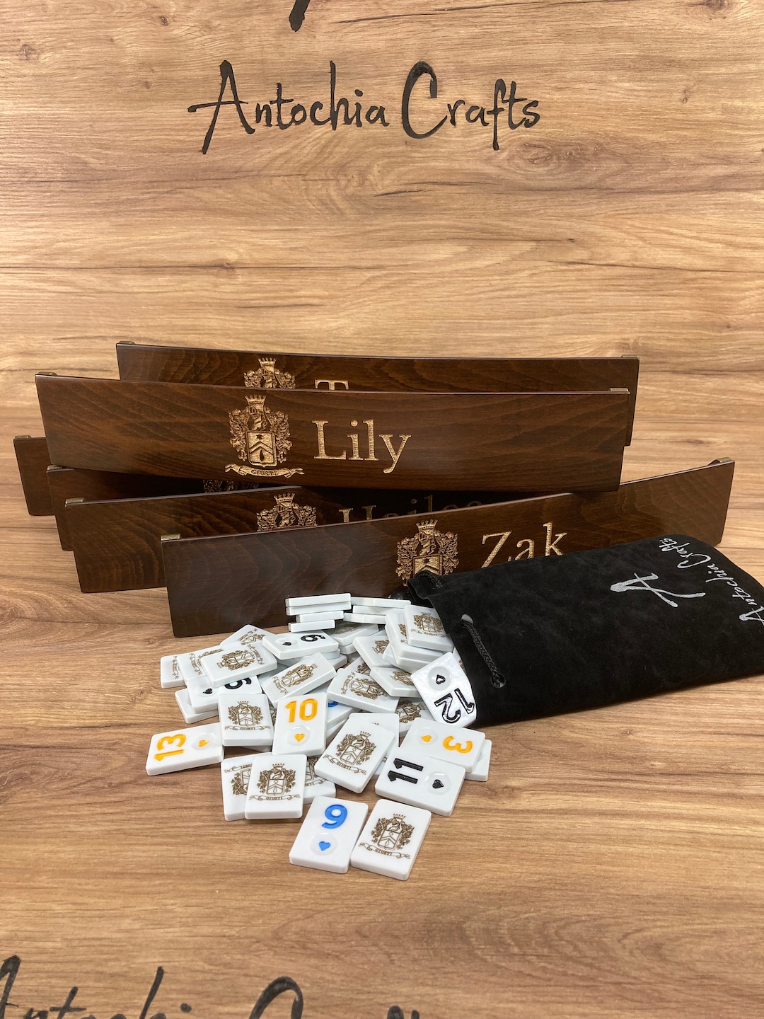 Oval Rummikub Set - Premium Quality Customized Rummikub Tiles - Rummy ...