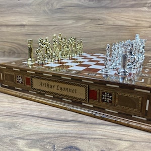 Vip Wood Chess Set - Birthday Gift for Him - Chess Set With Storage ...