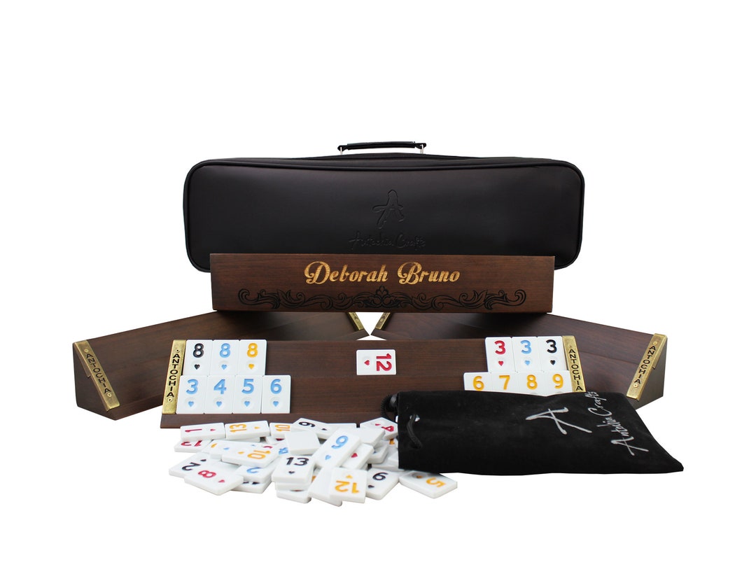 Custom Rummy Game Set - Personalized Rummikub Set for Christmas Gift ...