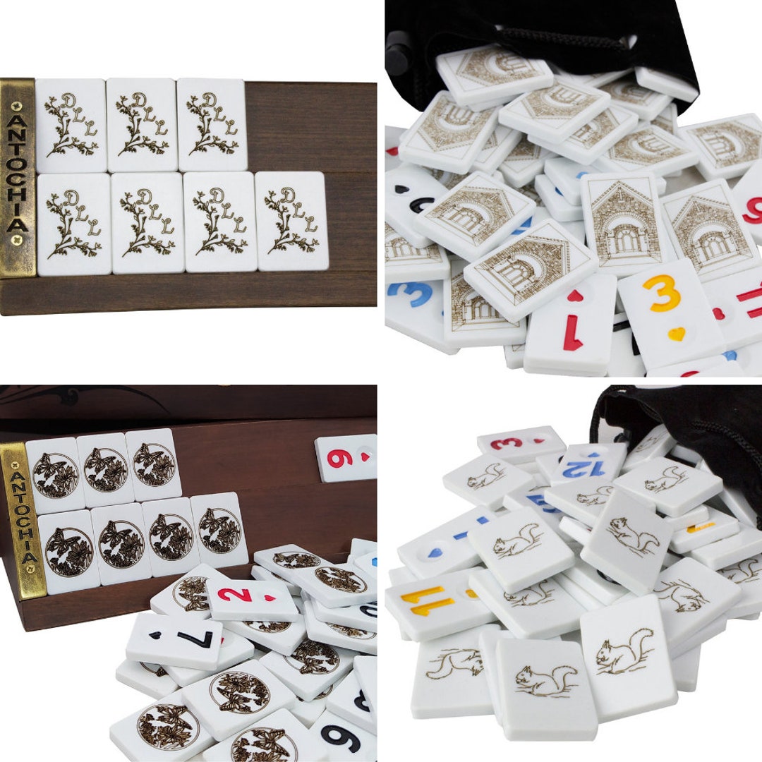 Custom Rummy Tiles Personalized Rumicube Tile Custom Rummikub Tiles ...
