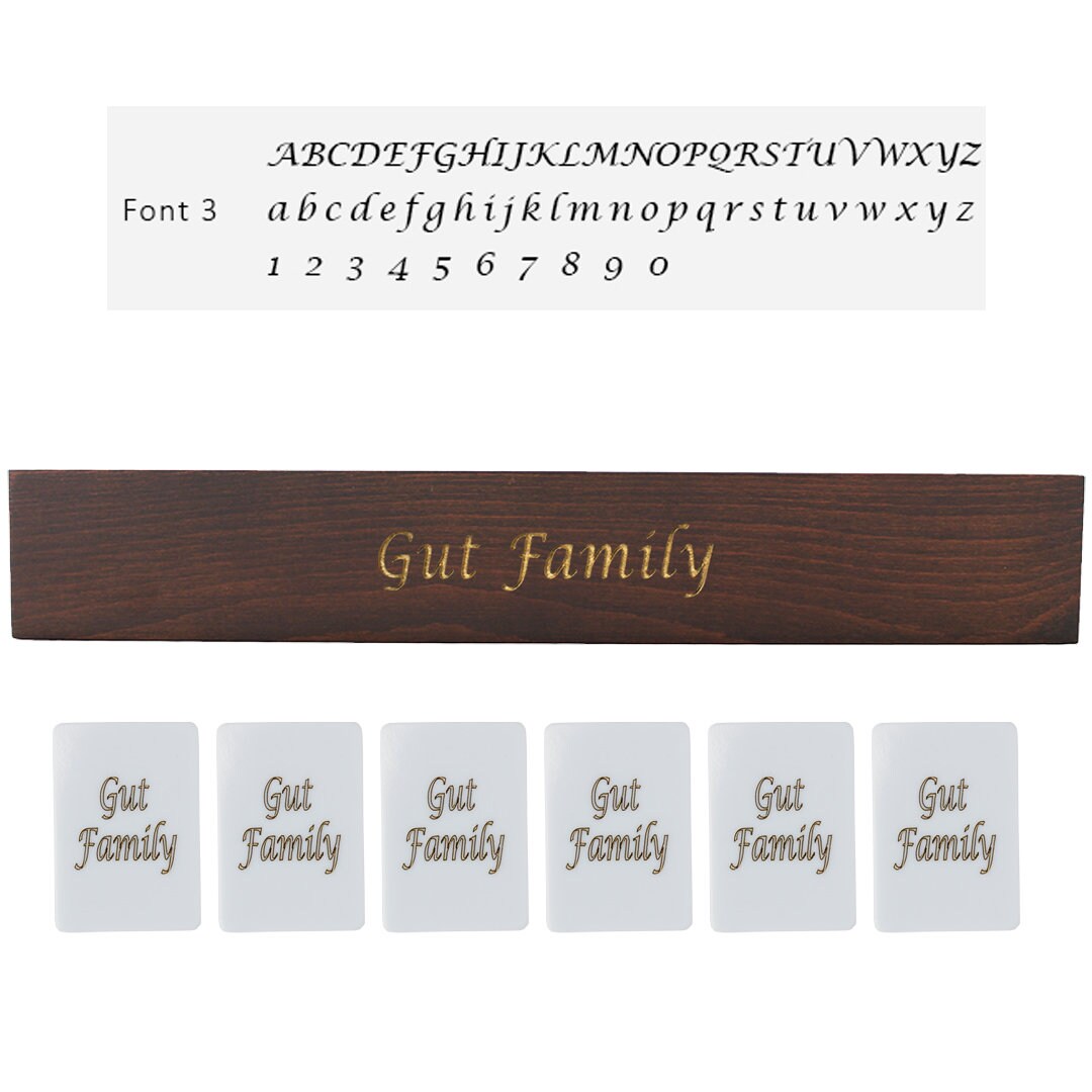 Personalized Straight Rummikub - Rummy Game Set - Custom Wooden ...