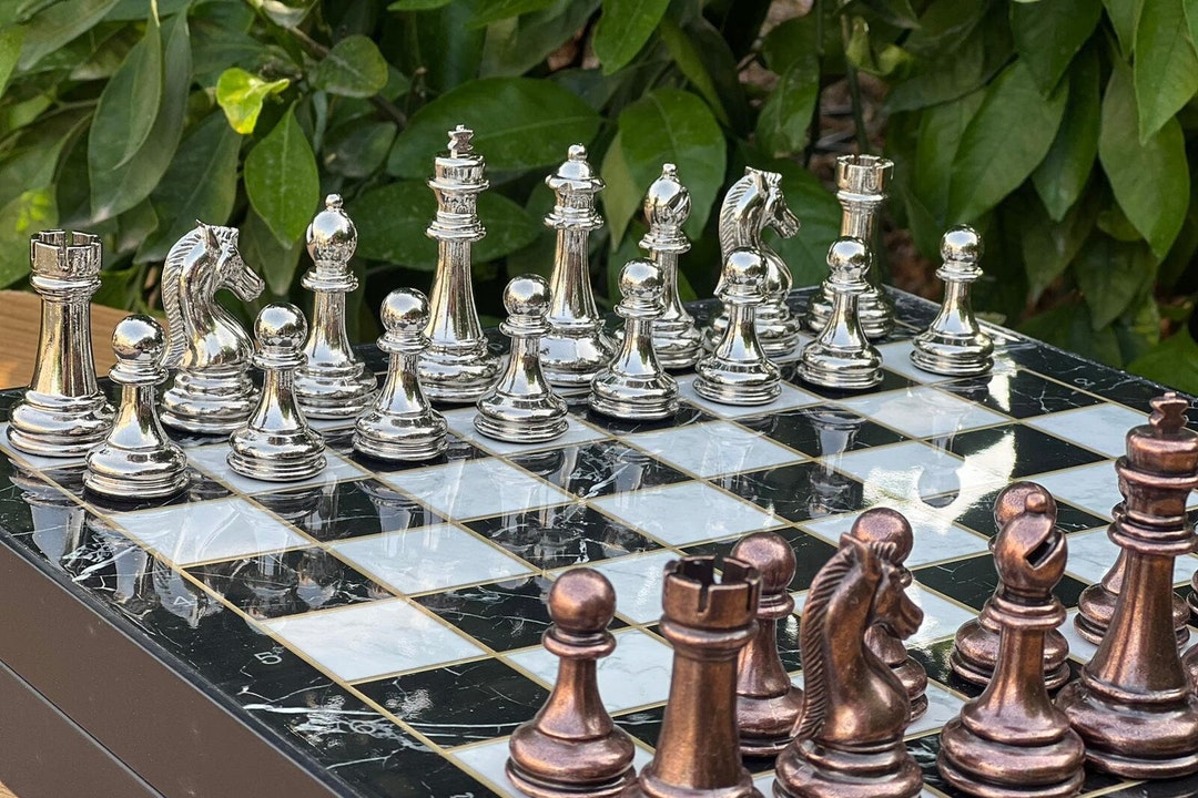 Custom Chess Set - Chess Board With Pieces - Gift for Boyfriend ...