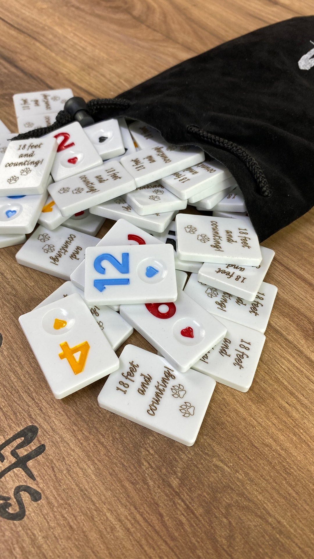 Rummy Cube Tiles - Custom Tiles for Rummikub - Personalized Rummy Tiles ...