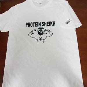Protein Sheikh Gym Shirt: Funny Arabic Bodybuilding Tee - Etsy