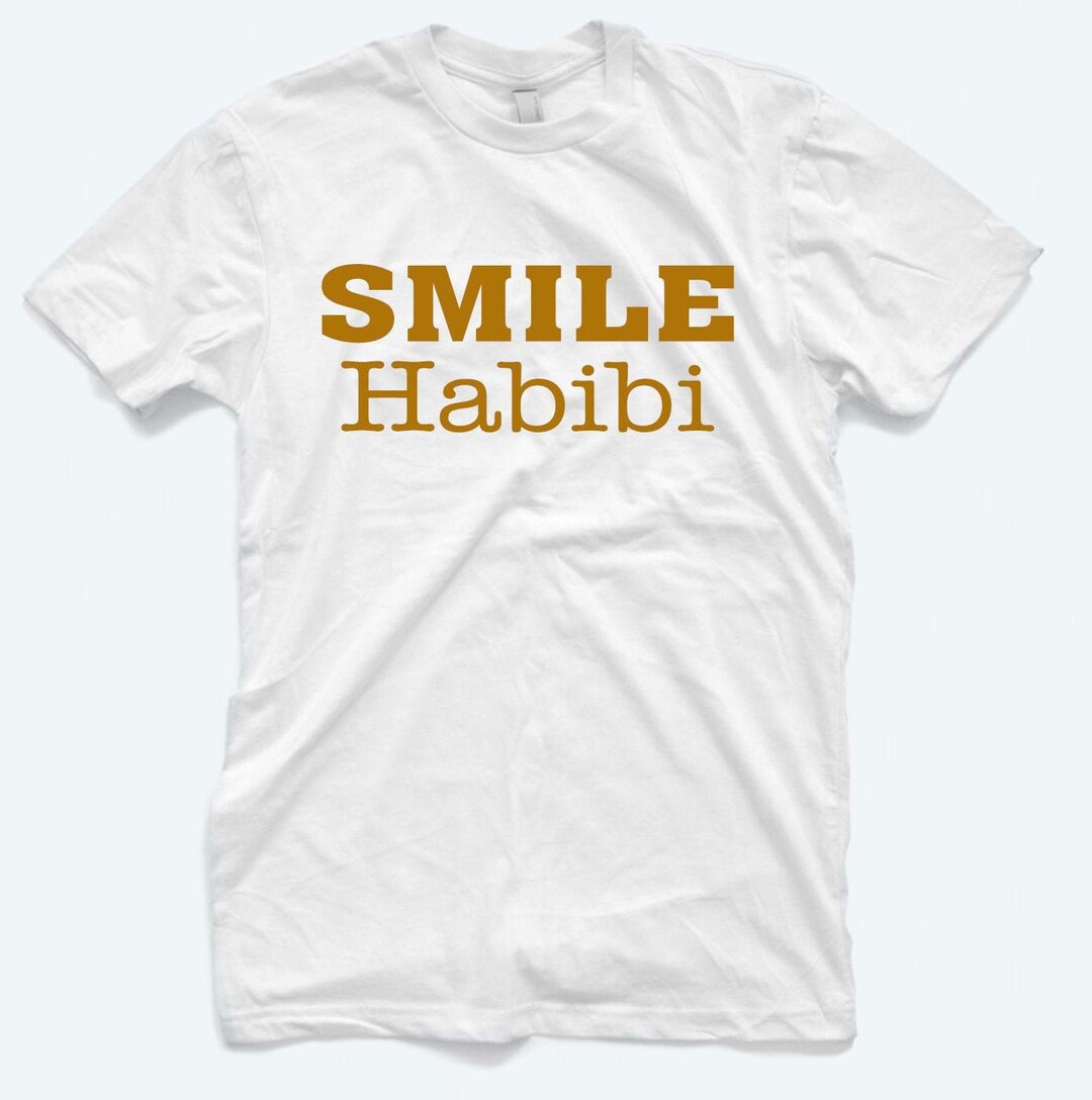 Smile Habibi, Habibi Shirt, Smile Its Sunnah, Unisex Shirts, Arabic ...