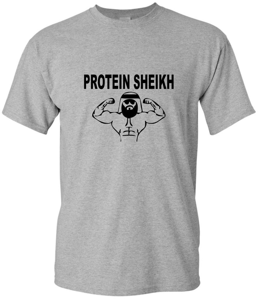 Protein Sheikh Gym Shirt: Funny Arabic Bodybuilding Tee - Etsy