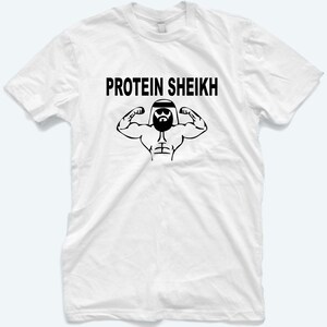 Protein Sheikh Gym Shirt: Funny Arabic Bodybuilding Tee - Etsy