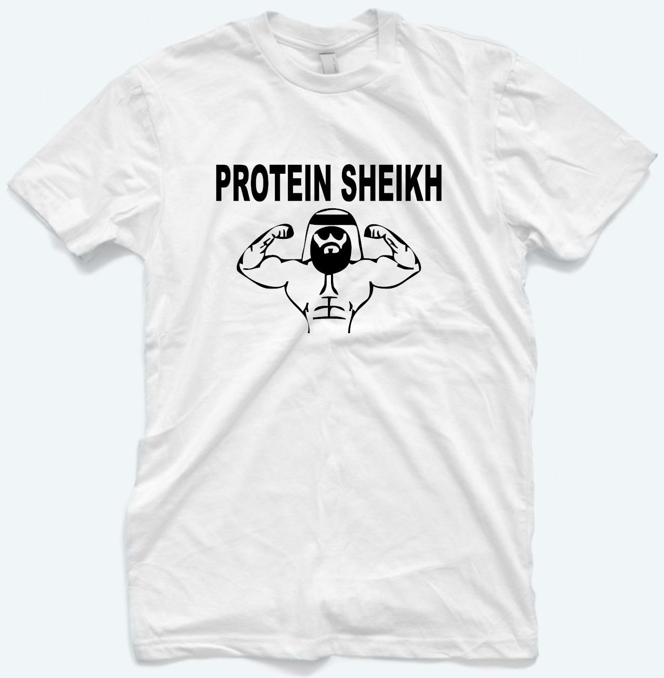 Protein Sheikh Gym Shirt: Funny Arabic Bodybuilding Tee - Etsy UK