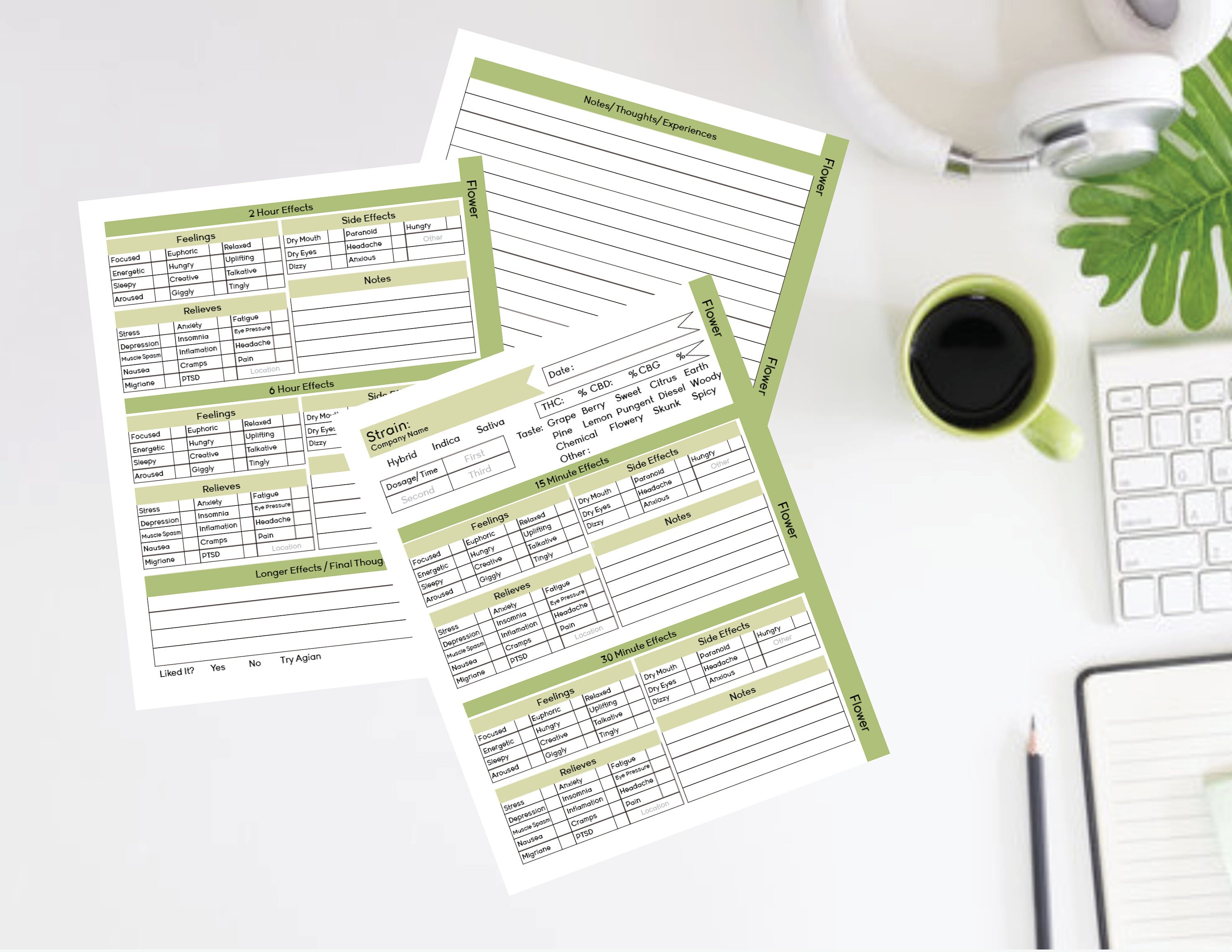 Cannabis Journal, Detailed Cannabis Log, Herbal Health, Medical ...