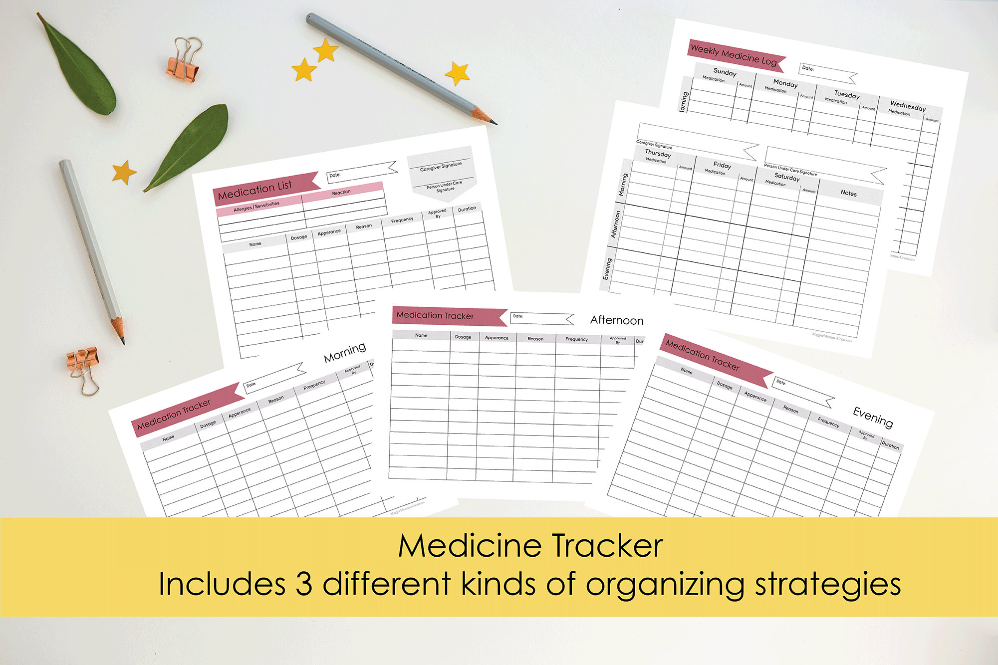 Printable Caregiver Binder, Elderly Care Package, Wellness Logs ...