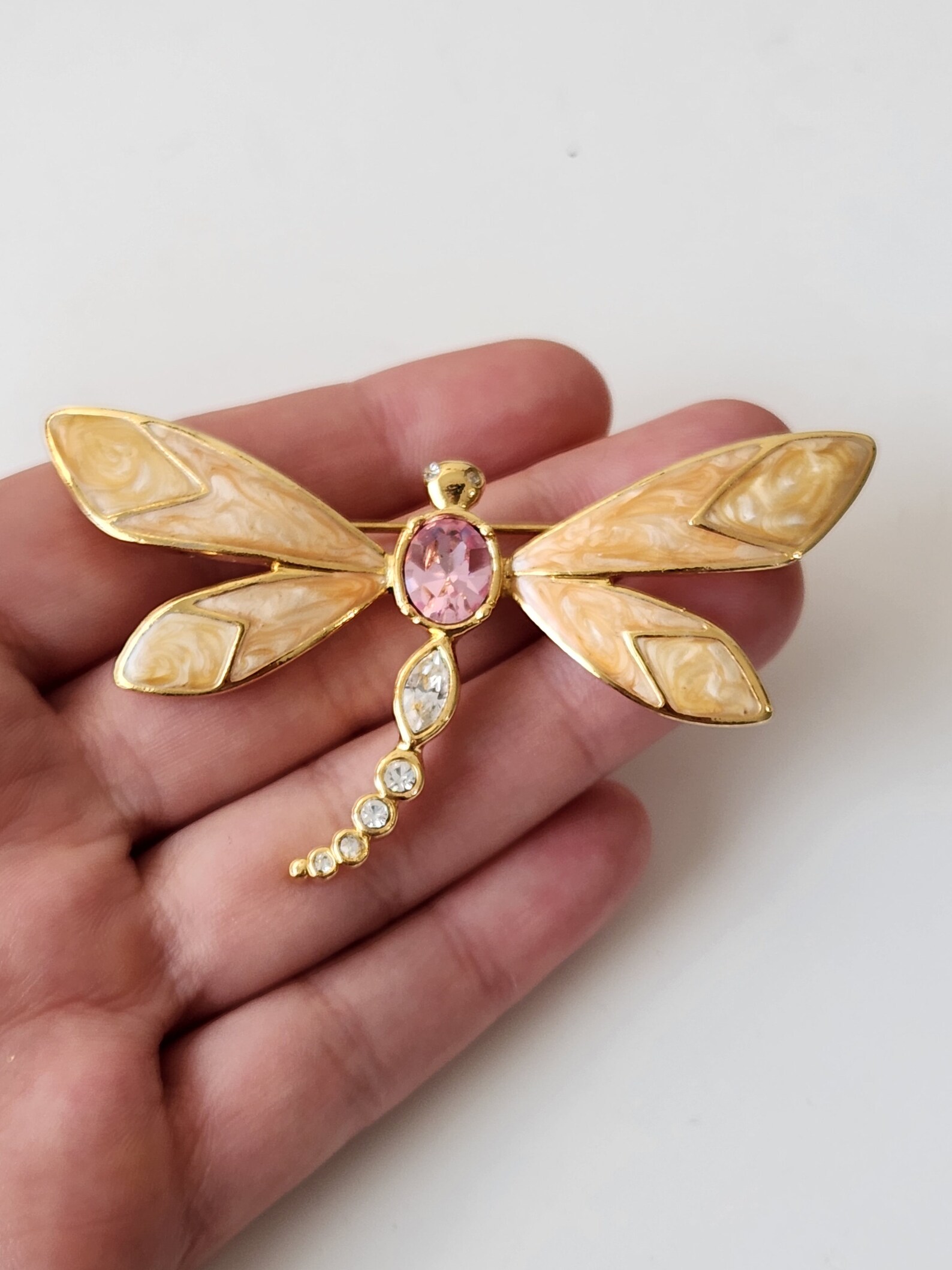 KJL Kenneth Jay Lane for Avon Dragonfly Statement Brooch - Etsy