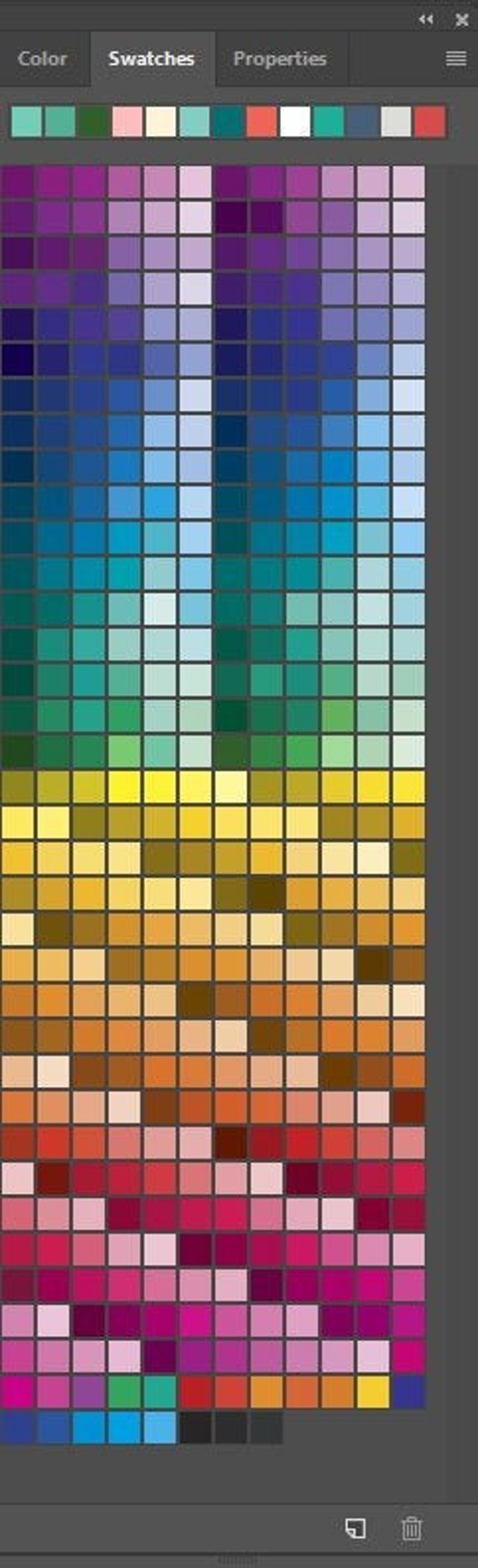 PRINTFUL Color Guide Color Only Swatch | Etsy