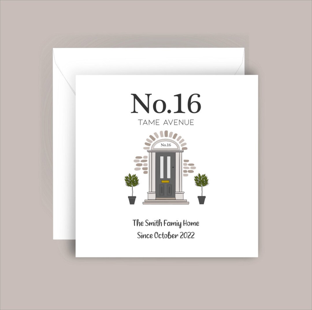 Personalised New Home Card, New Home Gift, House Warming Gift CD007 - Etsy