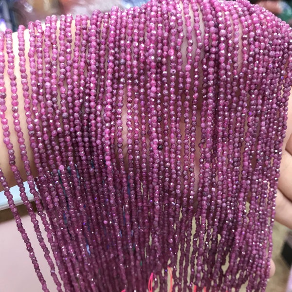 Natural Ruby Beads - Etsy