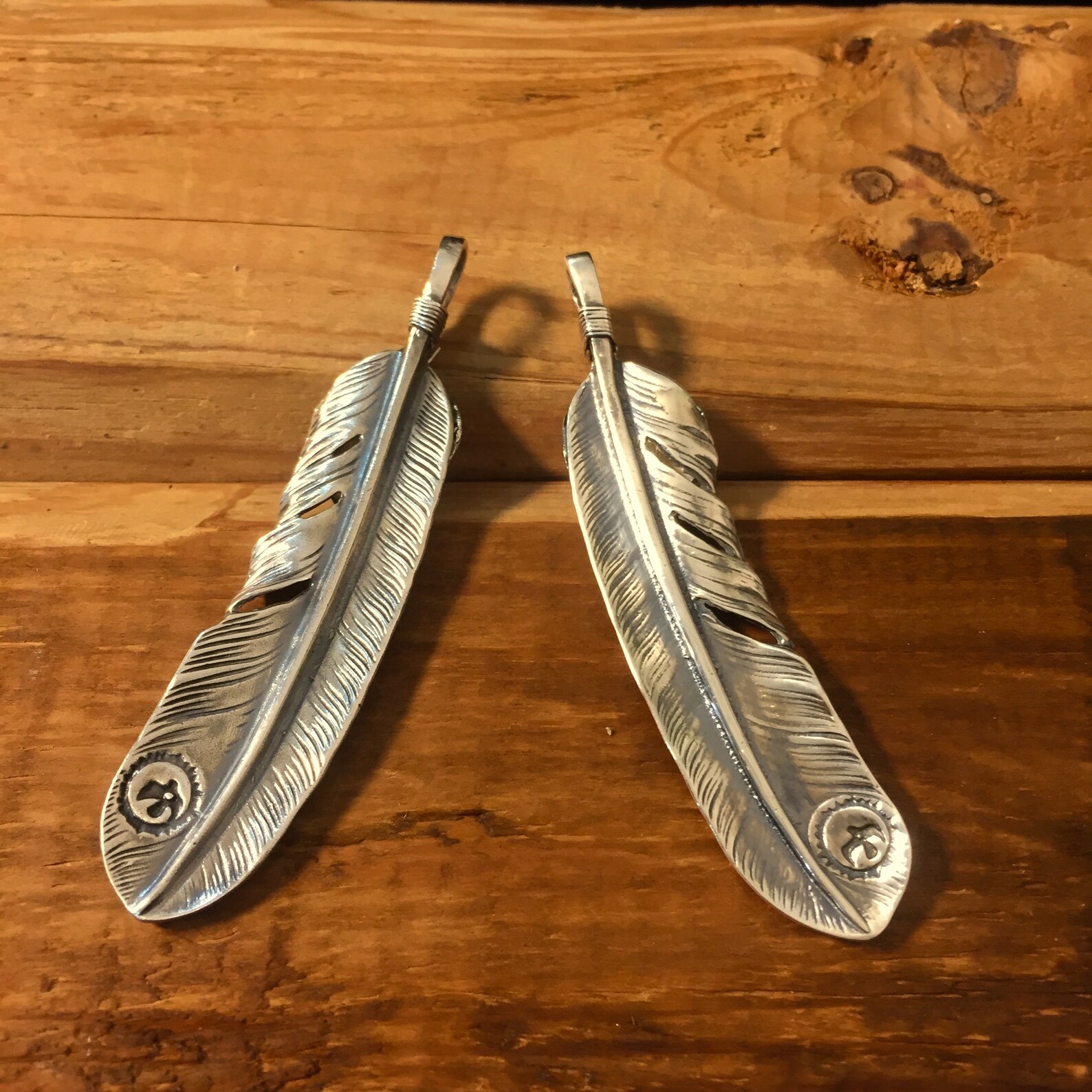 1 Pair Japan Takahashi Goro Feathers 66x14mm Turquoise 5x7mm | Etsy